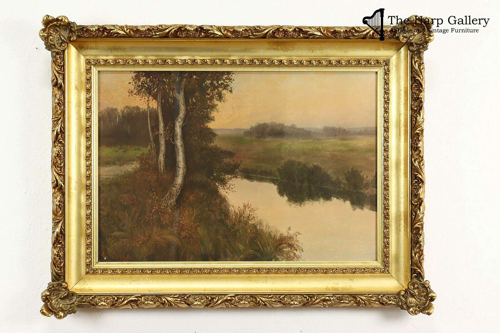 Decorating With Antique & Vintage Art – Harp Gallery Antique Furniture