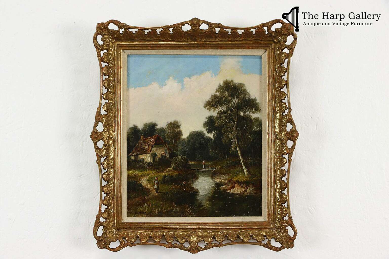 Decorating With Antique & Vintage Art – Harp Gallery Antique Furniture