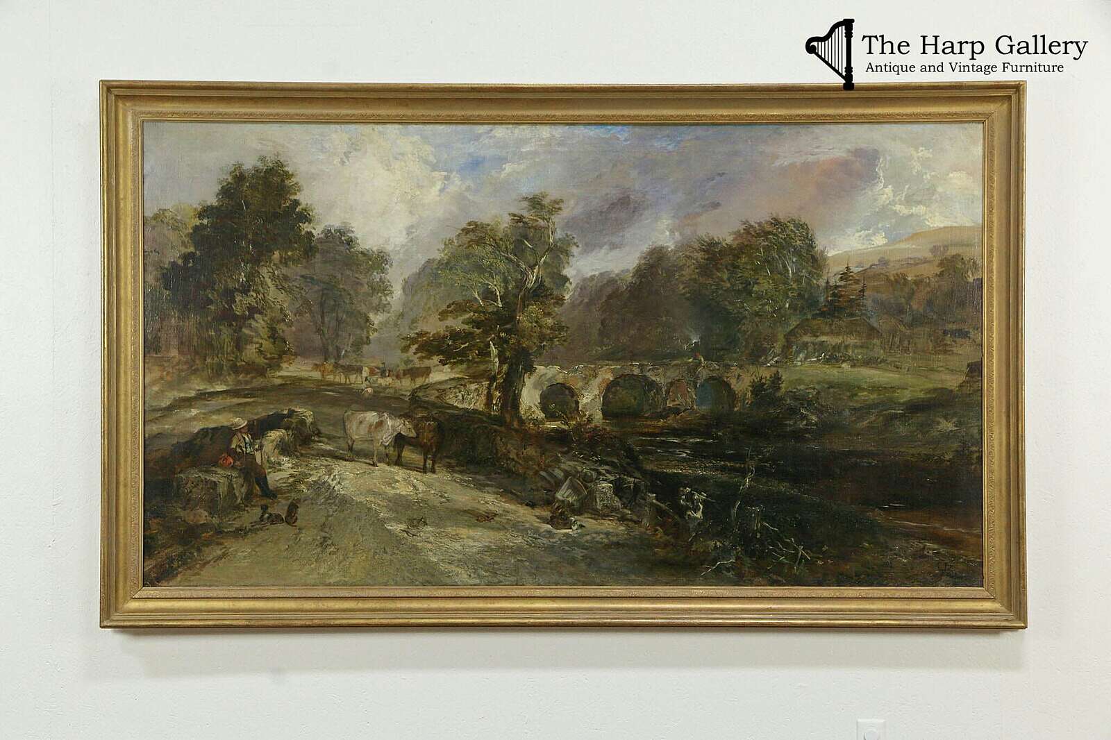 Decorating With Antique & Vintage Art – Harp Gallery Blog