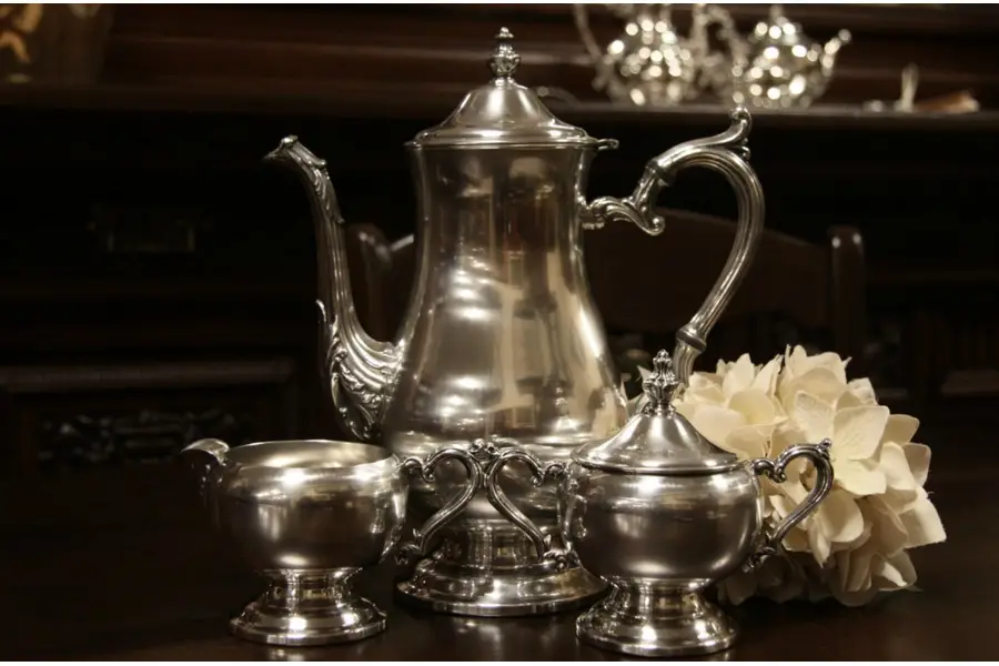 Rogers 3 Pc. Set Vintage Silverplate Coffee Service