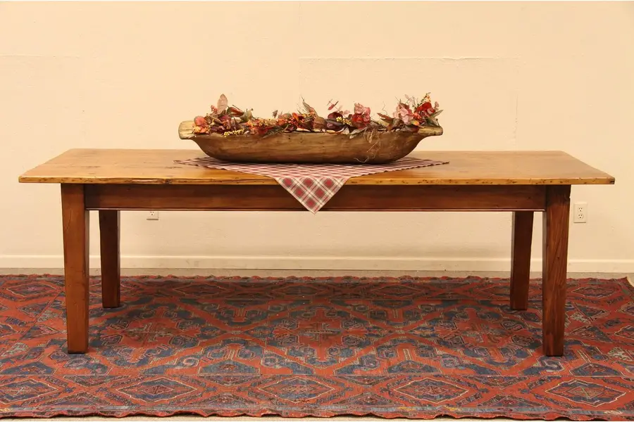 Country Pine 8' Farmhouse Harvest Table