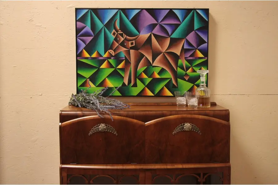 "Bull 3" by Bruce Bodden, Acrylic Original