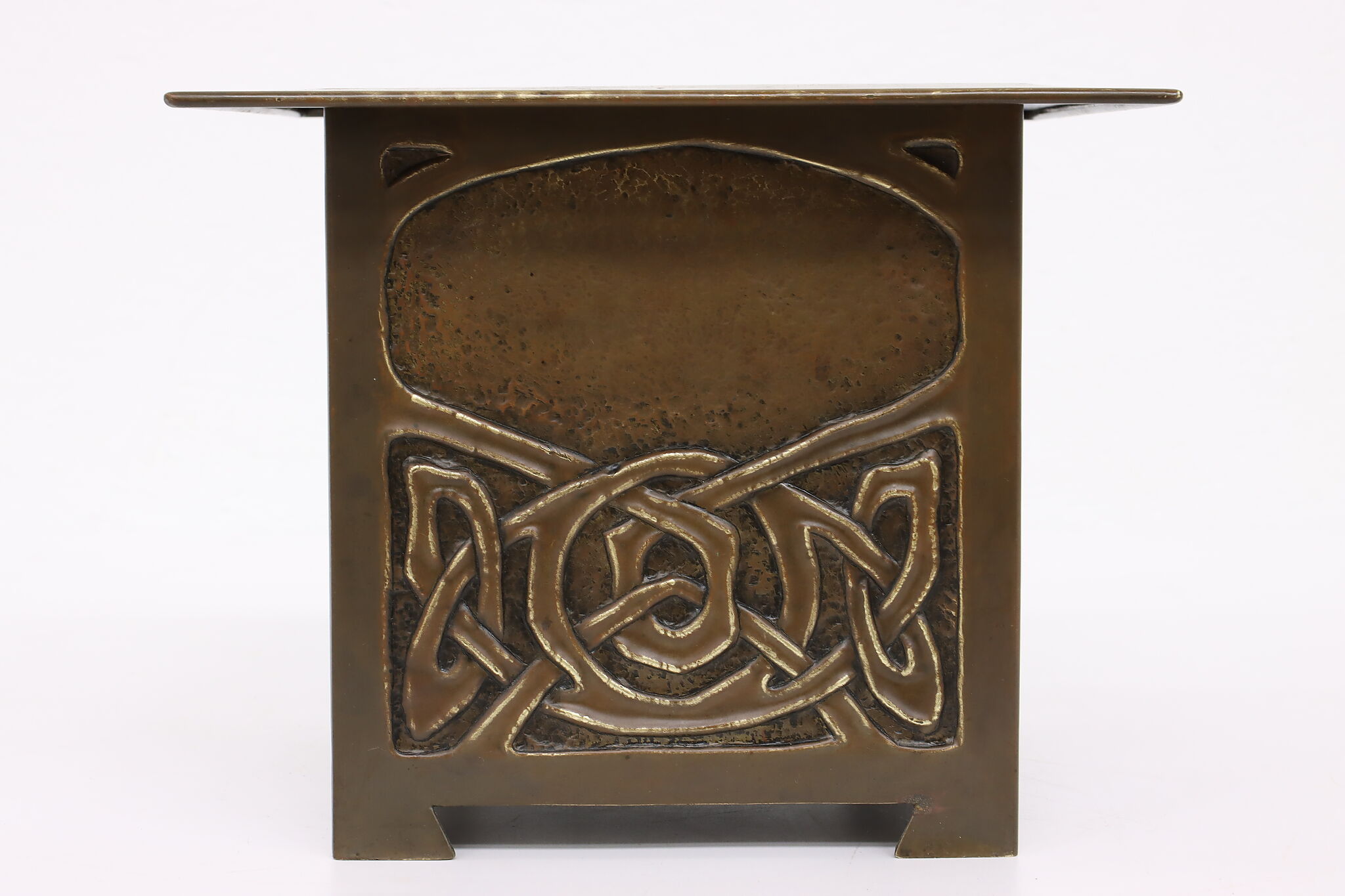 Arts & Crafts Antique Copper Planter, Kindling Box Attributed to Gilmour