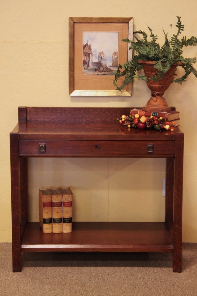 Arts & Crafts Mission Oak Server, Sideboard Console