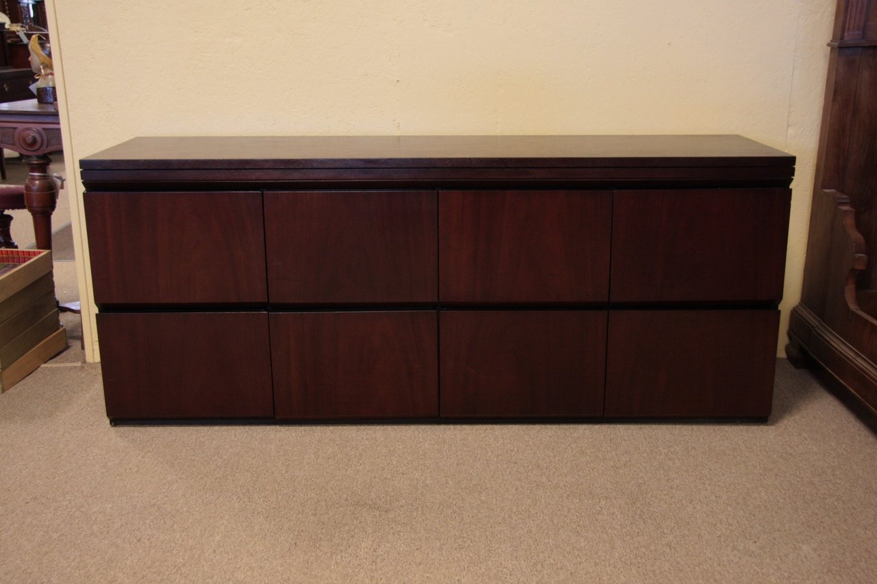 Executive 8 Drawer File cabinet, Mahogany