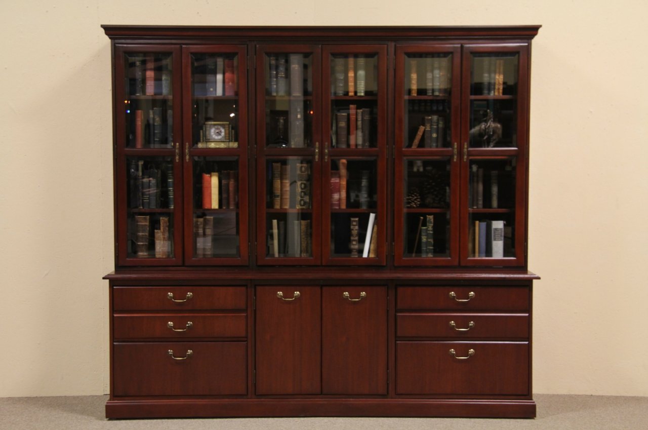 Executive Credenza, Lateral File & Bookcase