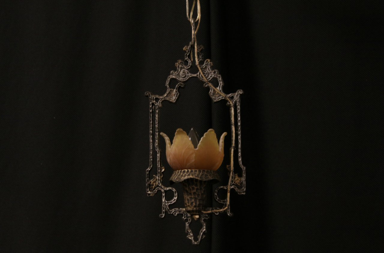 English Tudor 1930 Hall Light Fixture