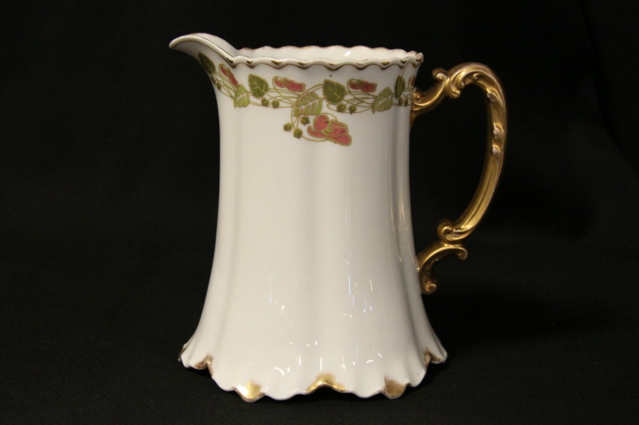 Haviland Limoges 1900 Hand Painted Pitcher