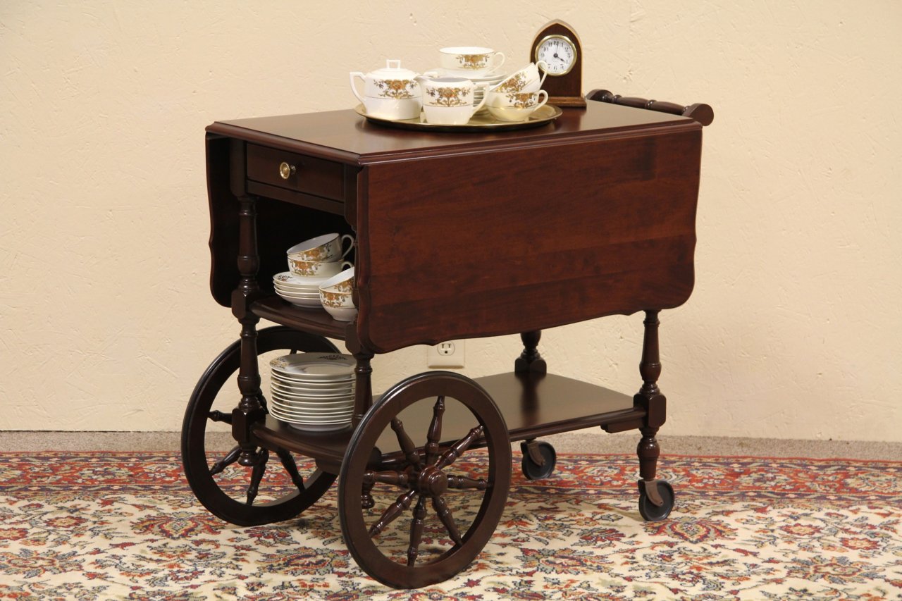 Cherry Tea, Dessert or Beverage Cart