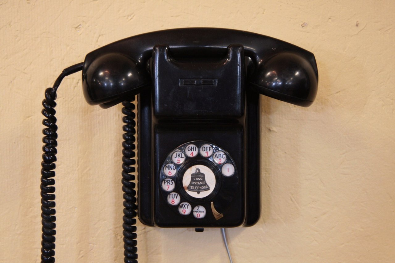 Kellogg Redbar Vintage 1940's Wall Phone