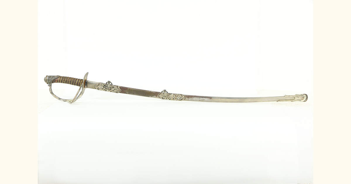 Ceremonial Antique Sword & Sheath, Henderson Ames, Germany, 0dd Fellows