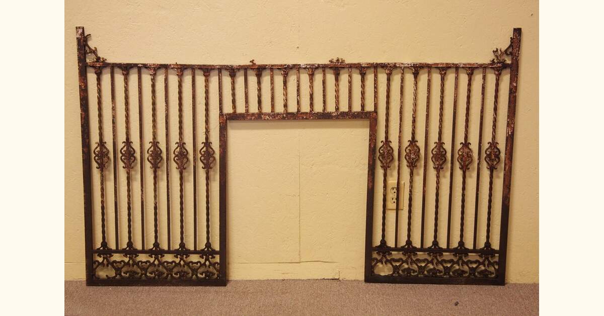 Wrought Iron Theater Ticket or Bank Window