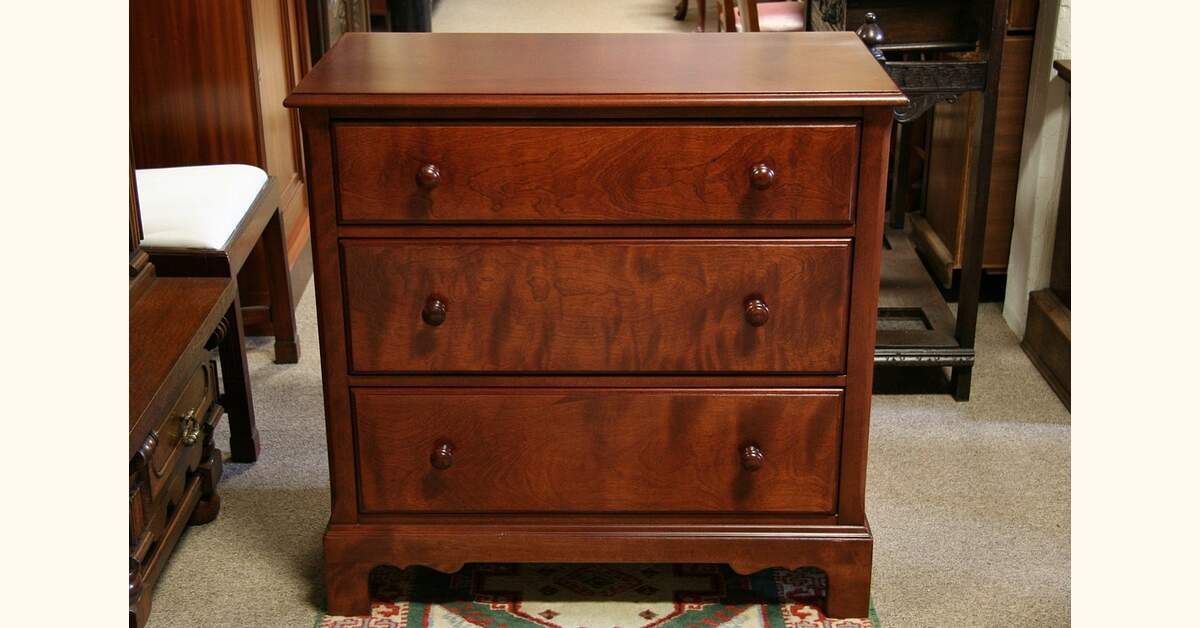 Stickley Signed Three Drawer Chest or Dresser