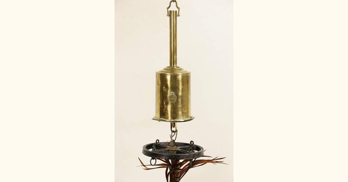 Salter Signed English Antique Fireplace Spit Jack or Turnspit for ...