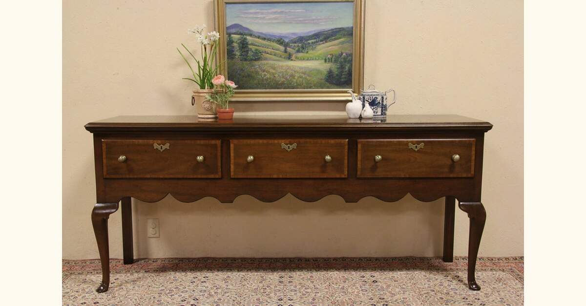 Kittinger Vintage Mahogany Sideboard, Console or Server