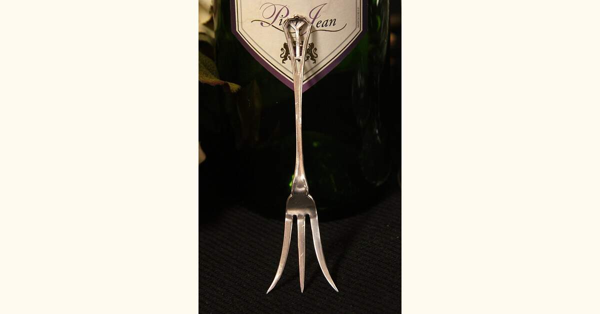 Sterling Silver Serving Fork c. 1900
