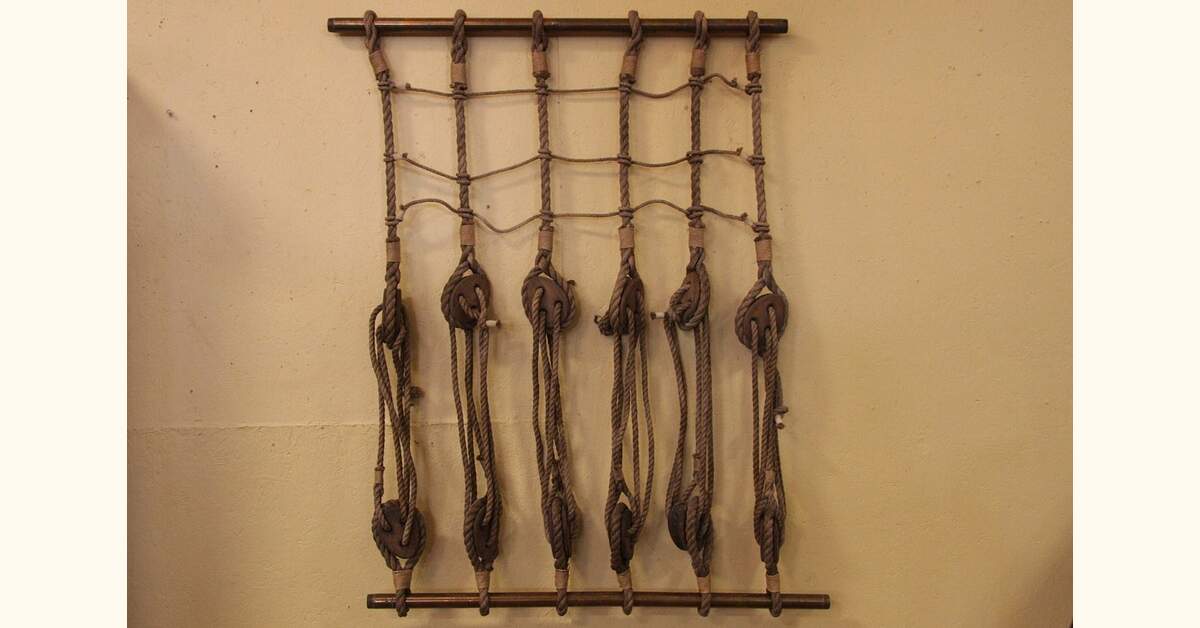 Ship's Rope Rigging, Brass Pipes