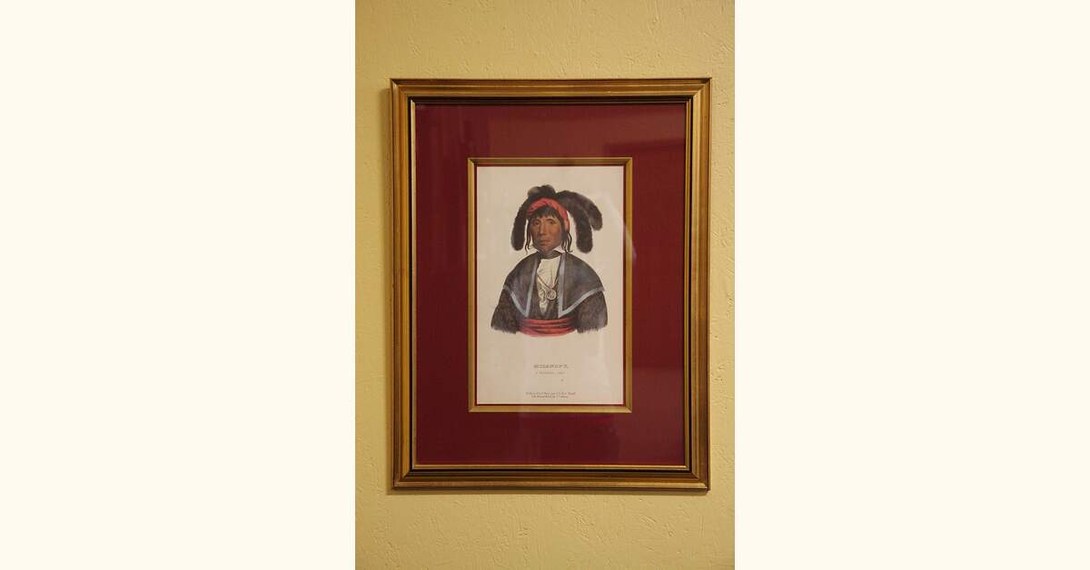 Micanopy, a Seminole Indian Chief Print