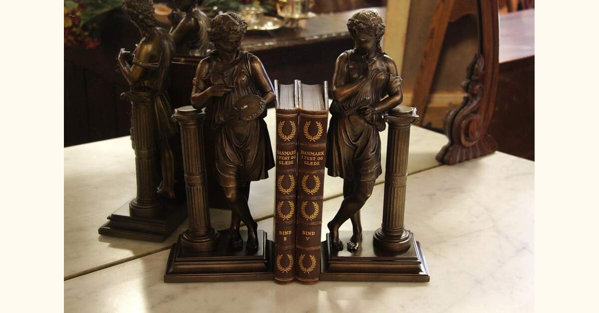 Pair of Classical Statues, Art & Music Sculptures