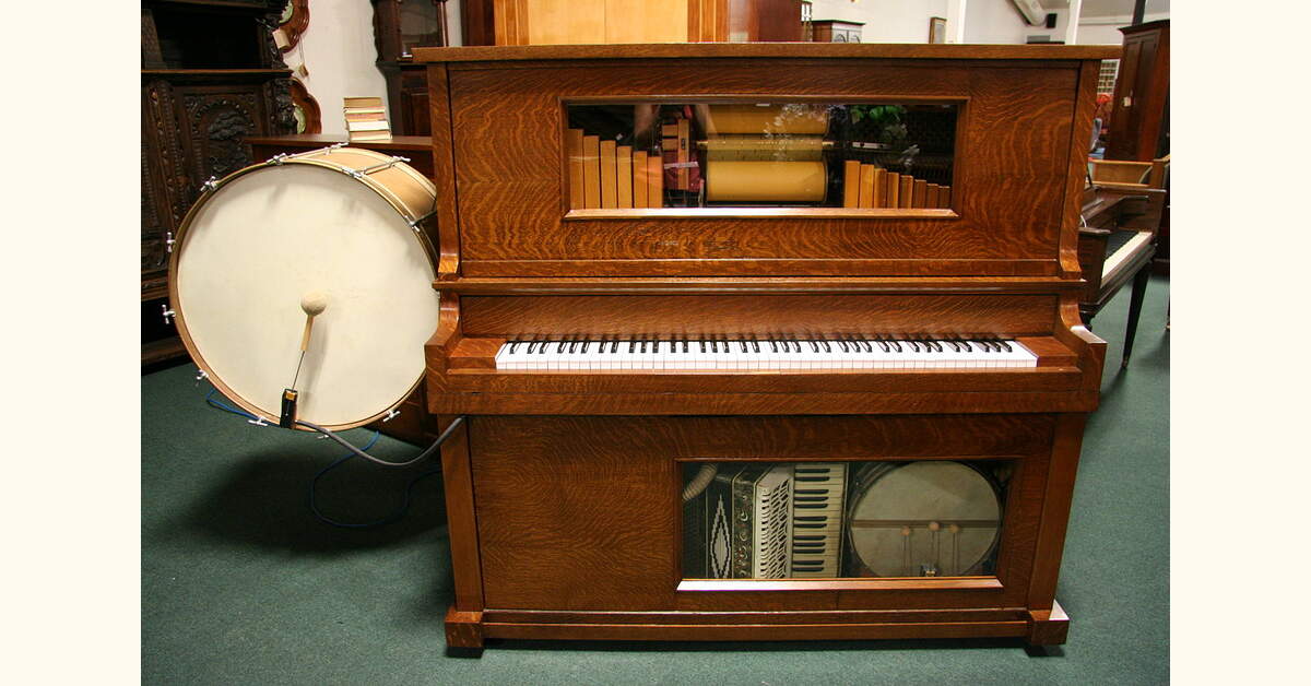 Nickelodeon Player or Orchestra Piano Oak 1917