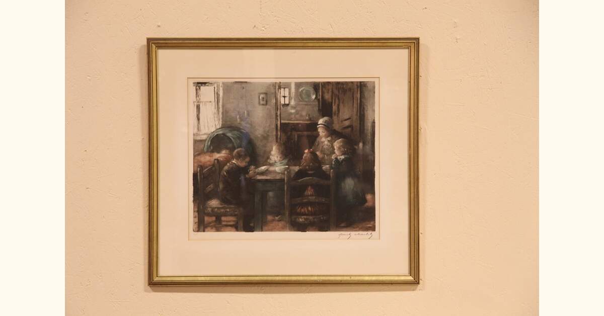 Frantz Charlet Signed 1927 Original Etching