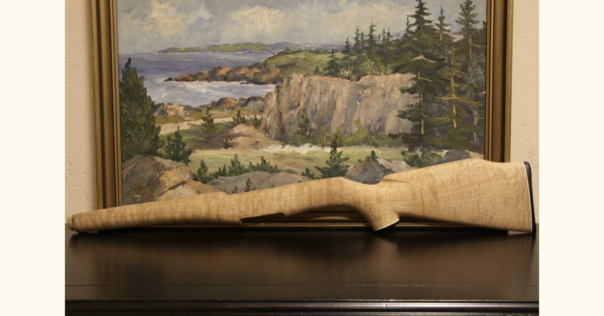 Curly, Tiger or Birdseye Maple Unfinished Fagen Gunstock
