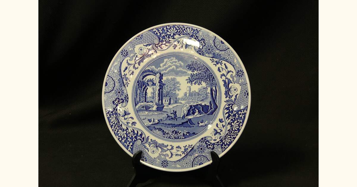 Spode Blue Italian Cake Plate