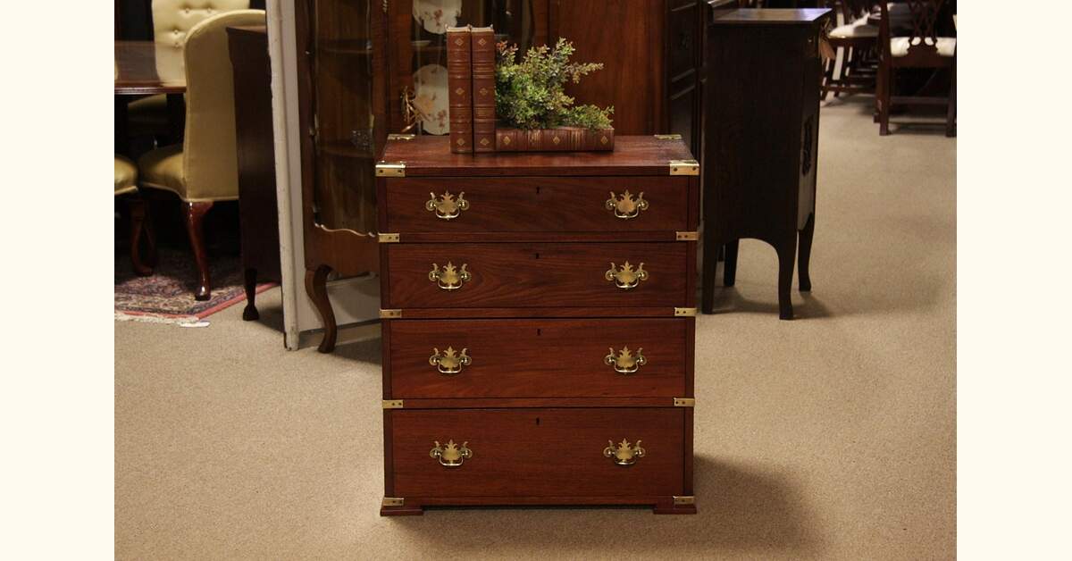 Mahogany Handmade Campaign Chest