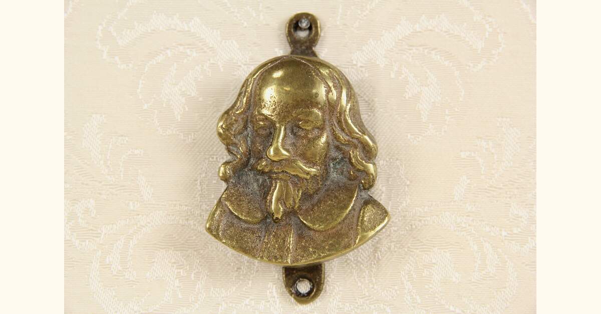 Shakespeare Vintage Door Knocker, Bust