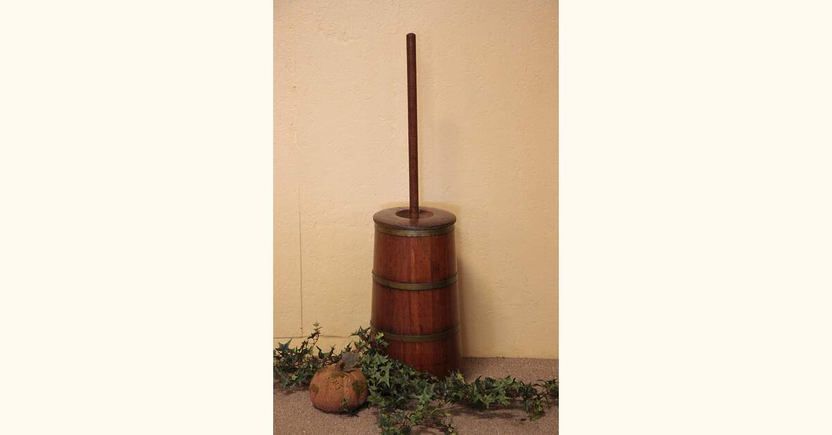 Country Pine Butter Churn, 1900's