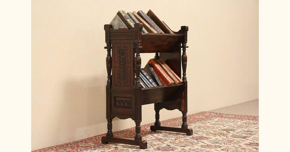 Eastlake 1880 Antique Bookshelf or Rack