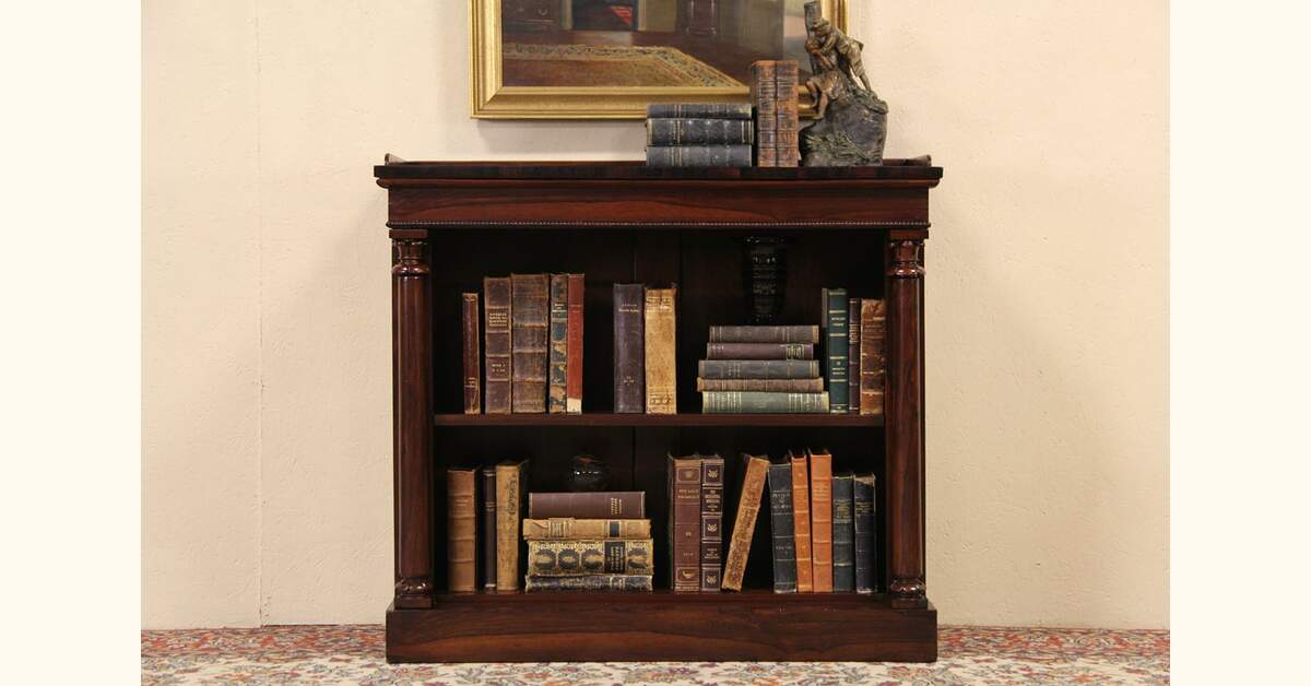French Classical 1880 Antique Console or Bookcase, Owned by Governor ...