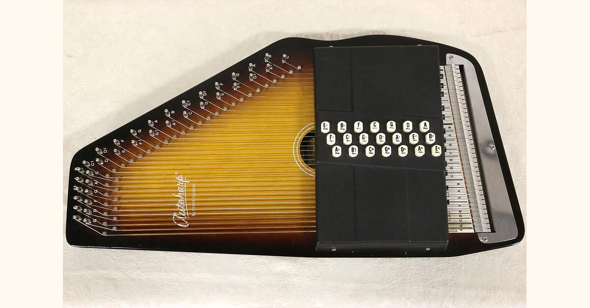 Oscar Schmidt Signed Autoharp Musical Instrument, Model OS21C