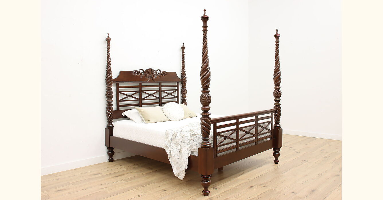 Broyhill 4 poster bed store