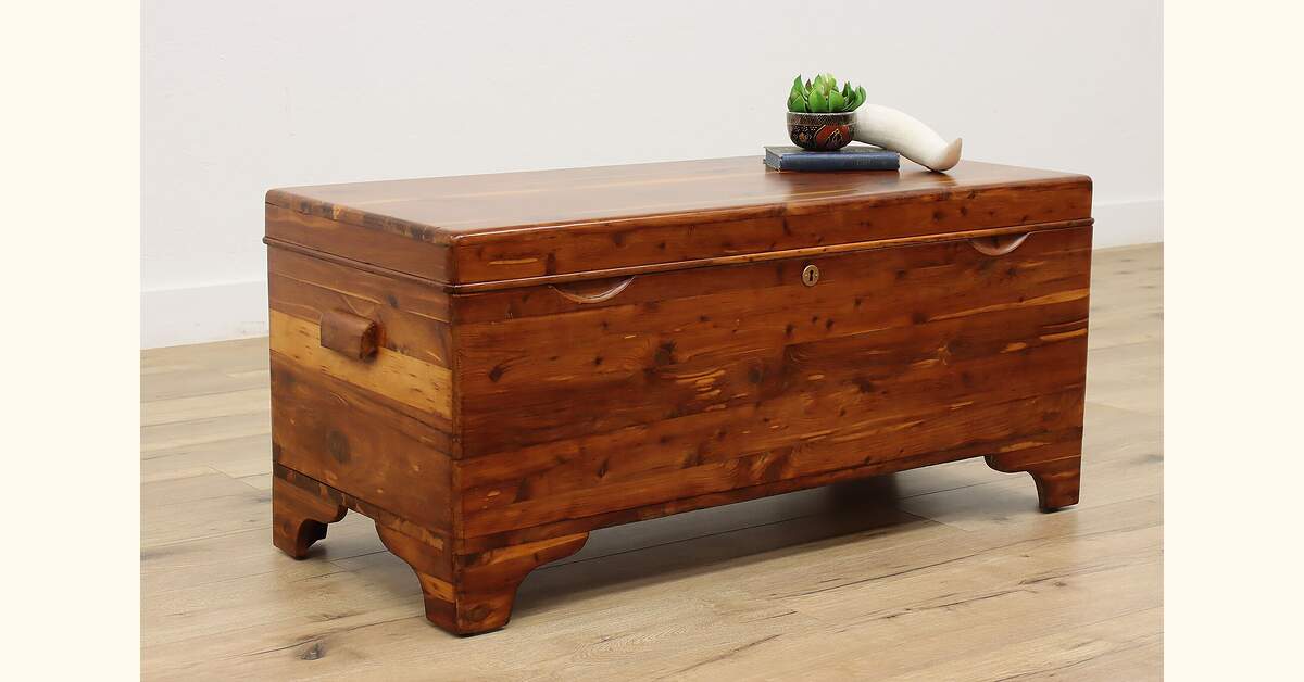 Midcentury Modern Vintage Cedar Chest Coffee Table Lane