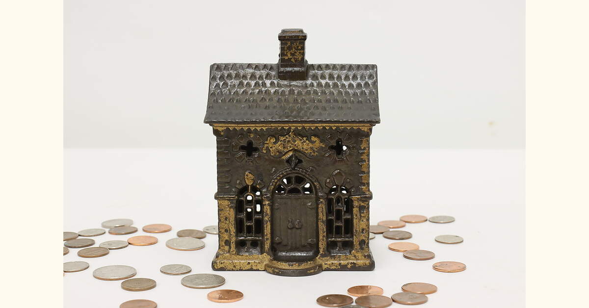 Victorian Antique Painted Cast Iron 