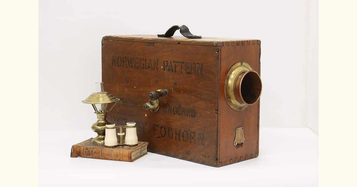 Nautical Antique Norwegian Pattern Foghorn England